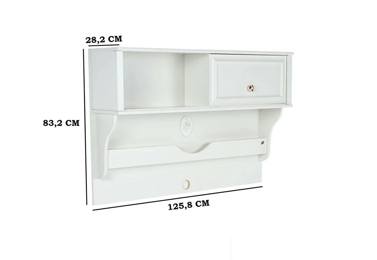 Emily Study Table (Top Bookshelf) – istikbal UK