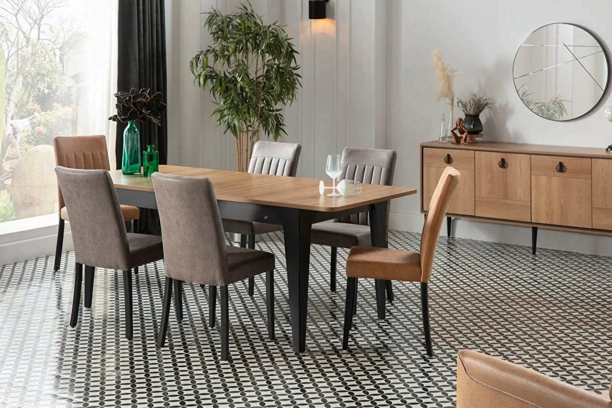 Vista Dining Table (Extendable) + Vista Chair (6248) – istikbal UK
